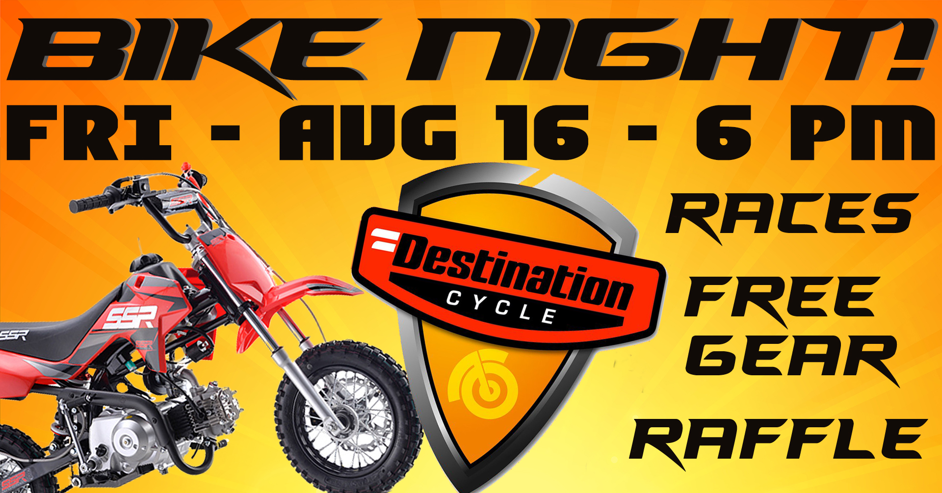 Bike Night! – Gravity Check Saloon and Arena