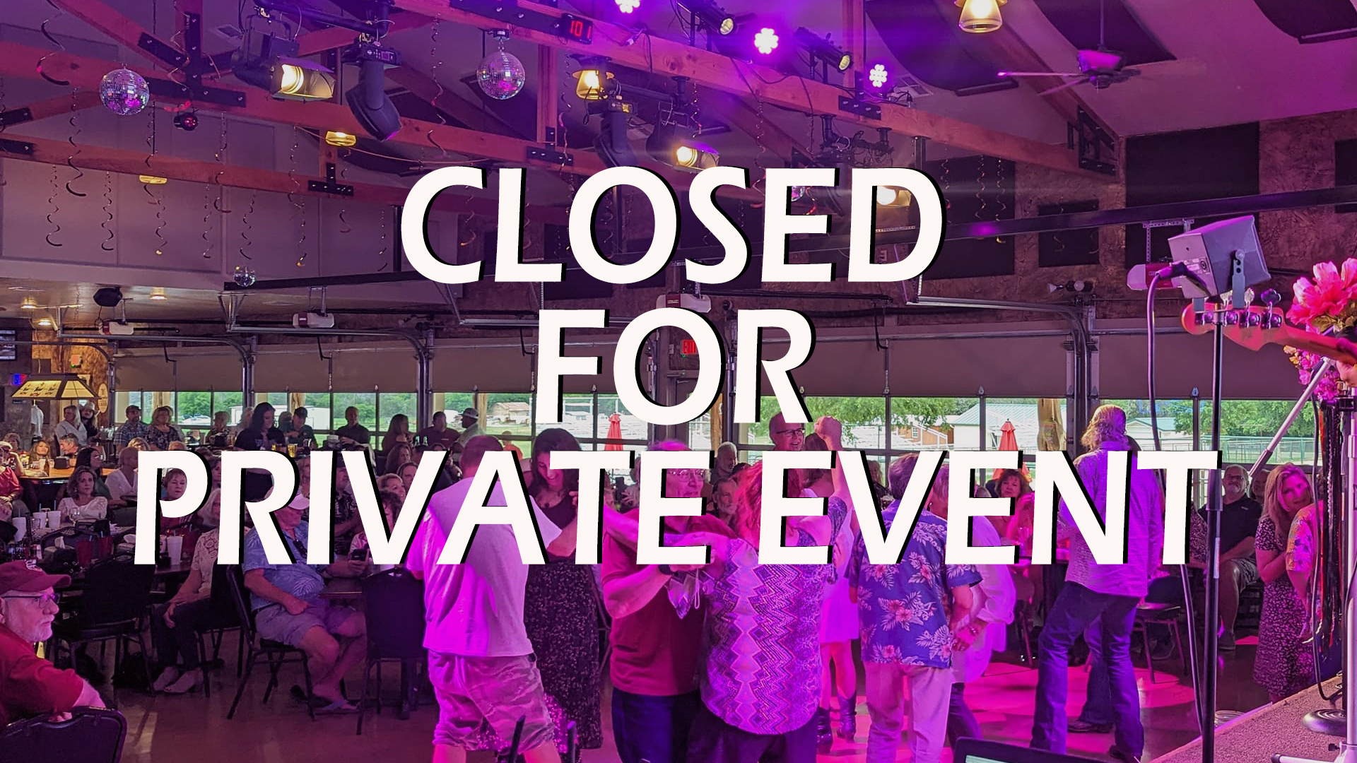 Closed For Private Event – Gravity Check Saloon and Arena